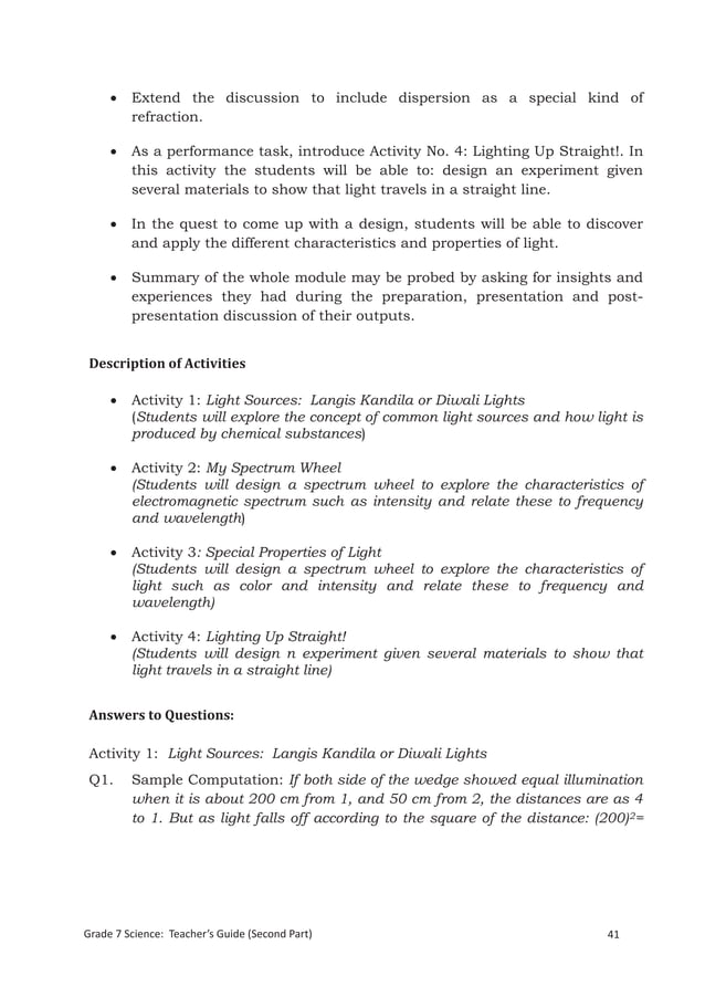 G7 science teachers guide | PDF | Geology | Science