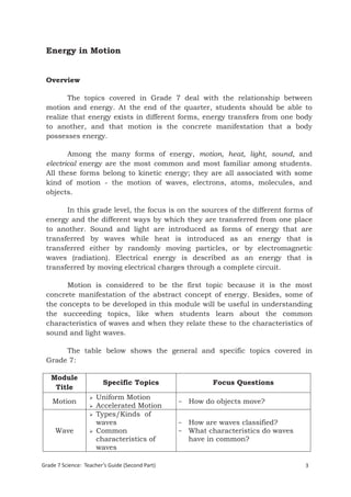 G7 science teachers guide | PDF