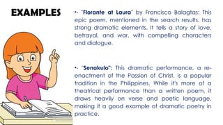 TYPES OF POETRY: LYRIC, NARRATIVE, DRAMA | PPTX