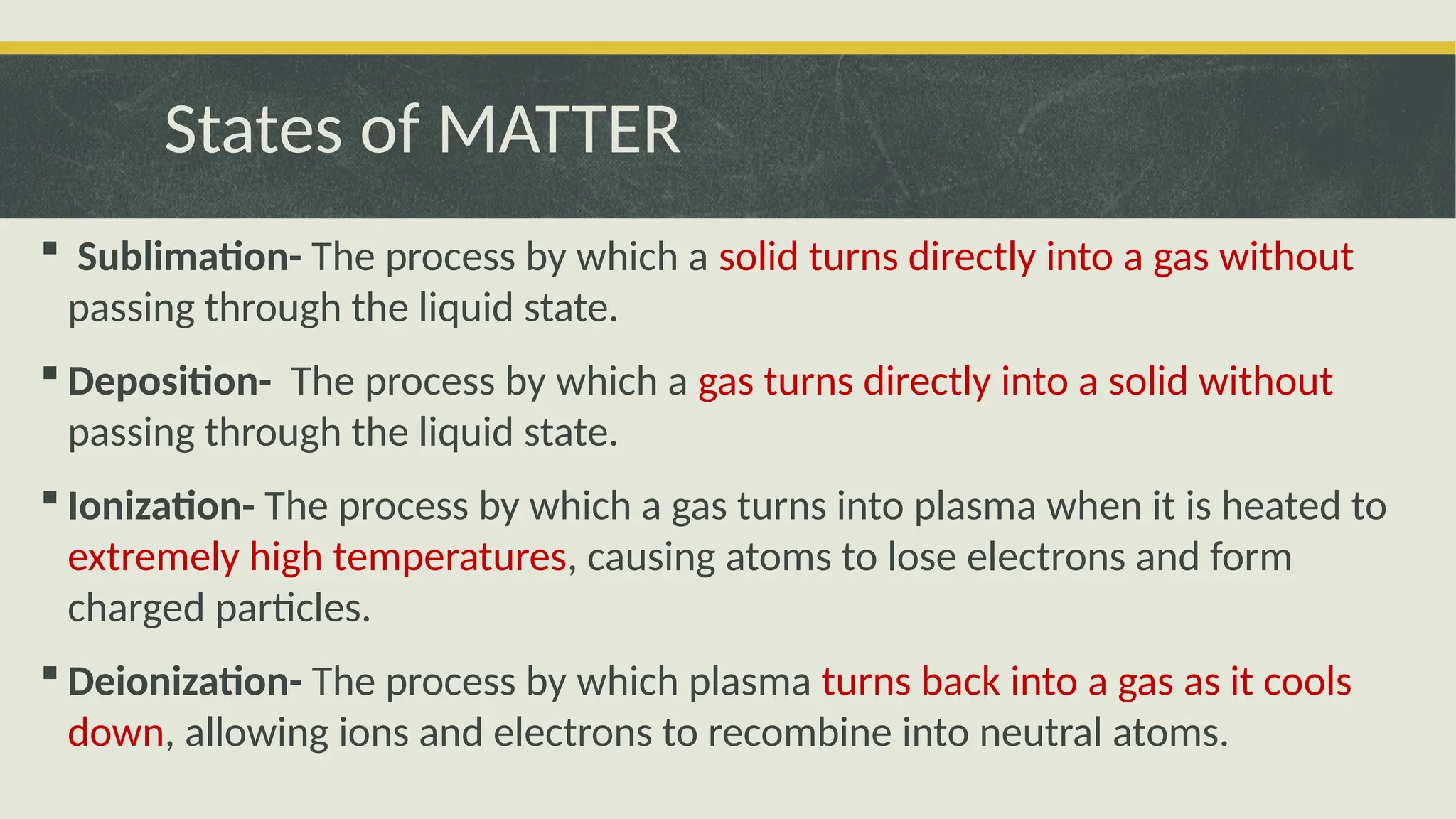 Definition and Characteristics of Matter – understanding that all ...