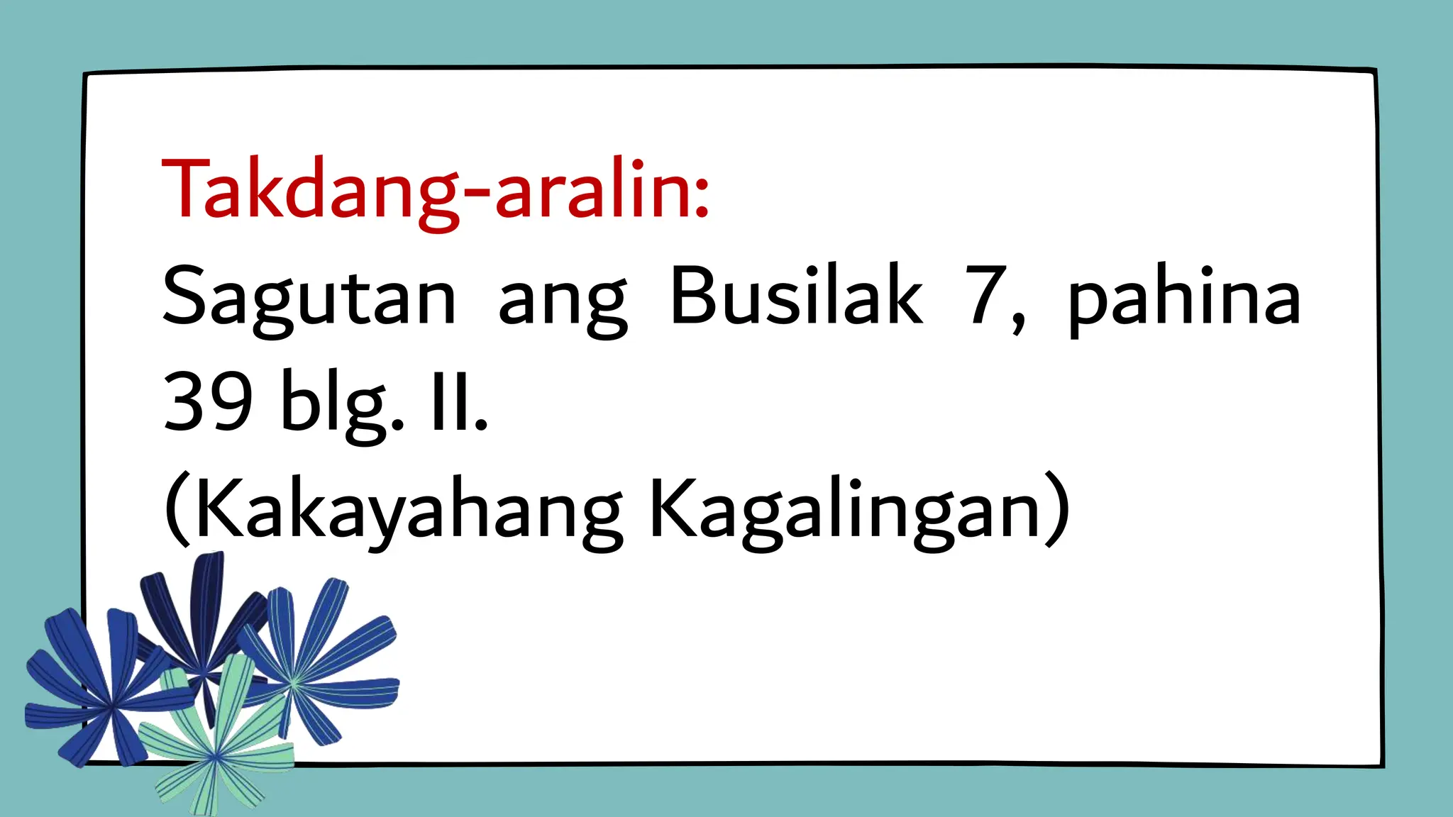 Grade 7 WEEK 3 - Talento at Kakayahan | PPTX