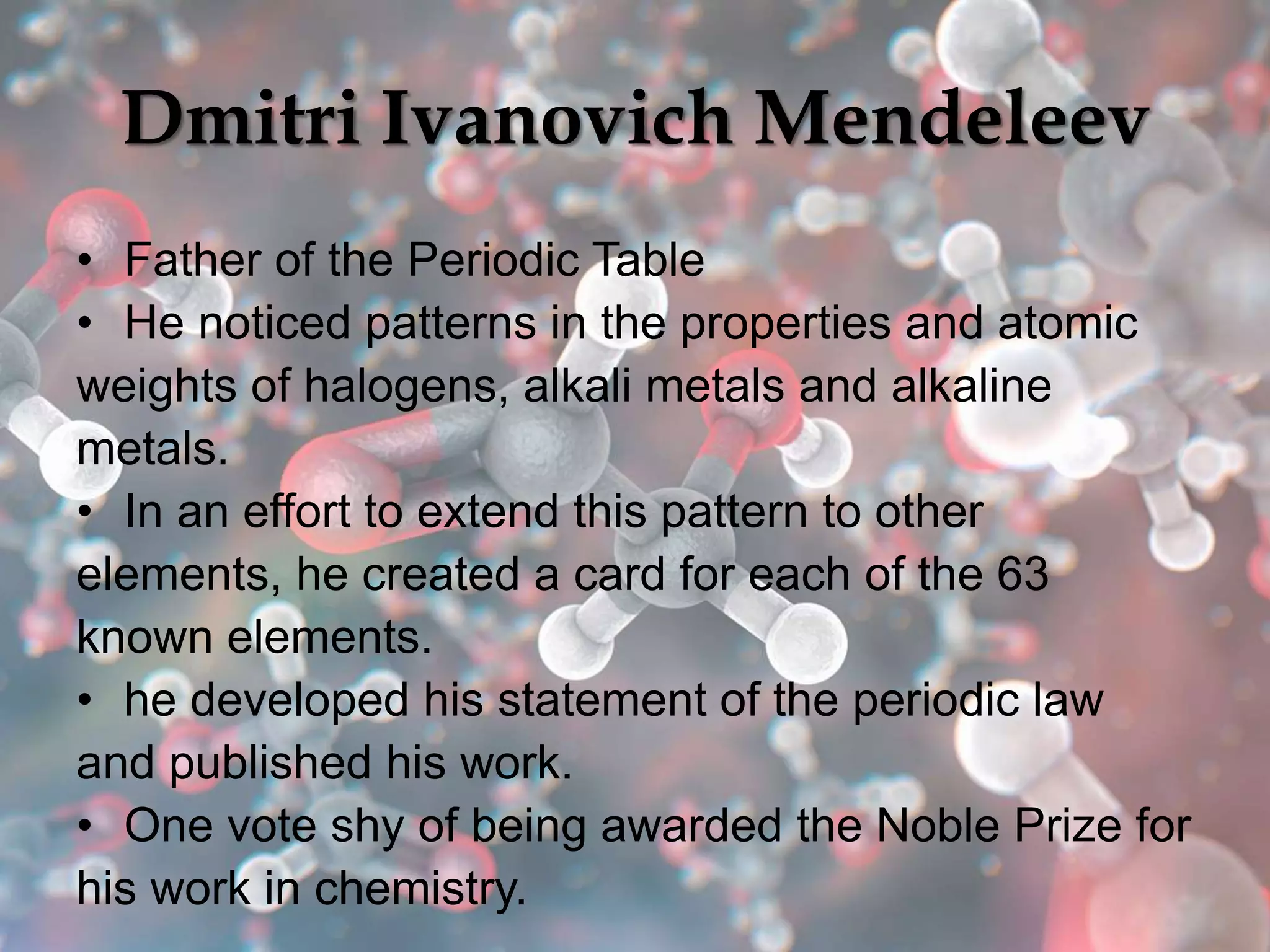PERIODIC TABLE OF ELEMENTS | PPTX