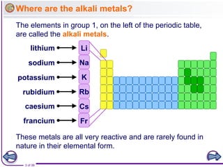 G8 - chemistry - group 1 Alkali metals.ppt