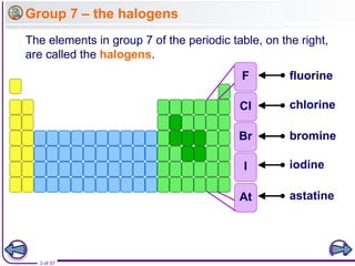 Grade 8 - 4 - Properties of Halogens.ppt