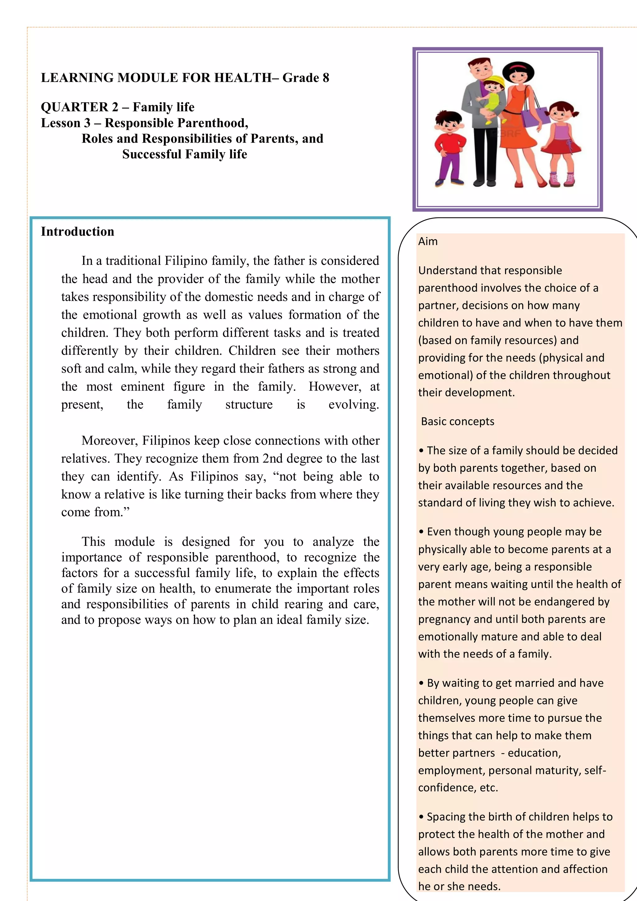 G8 health-q2-lm-family health ii | PDF