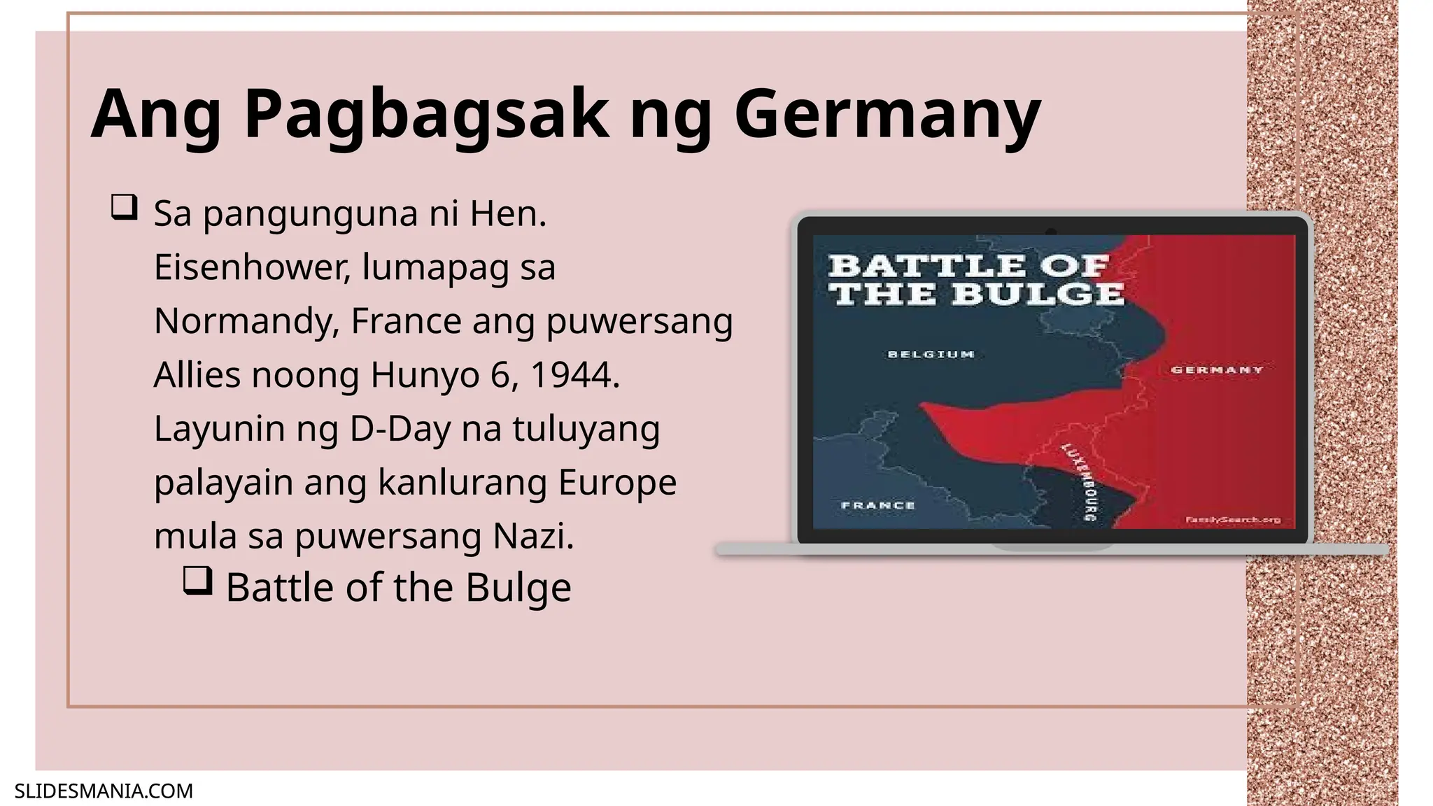 Araling Panlipunan 8 - Ikalawang Digmaang Pandaigdig | PPTX