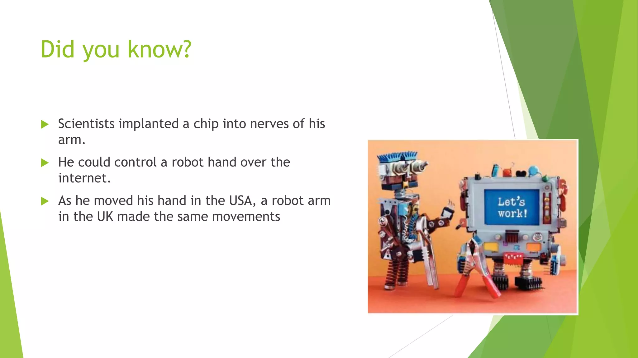 G8 Lesson 01 Robotspptx Robotics Technology And Computing