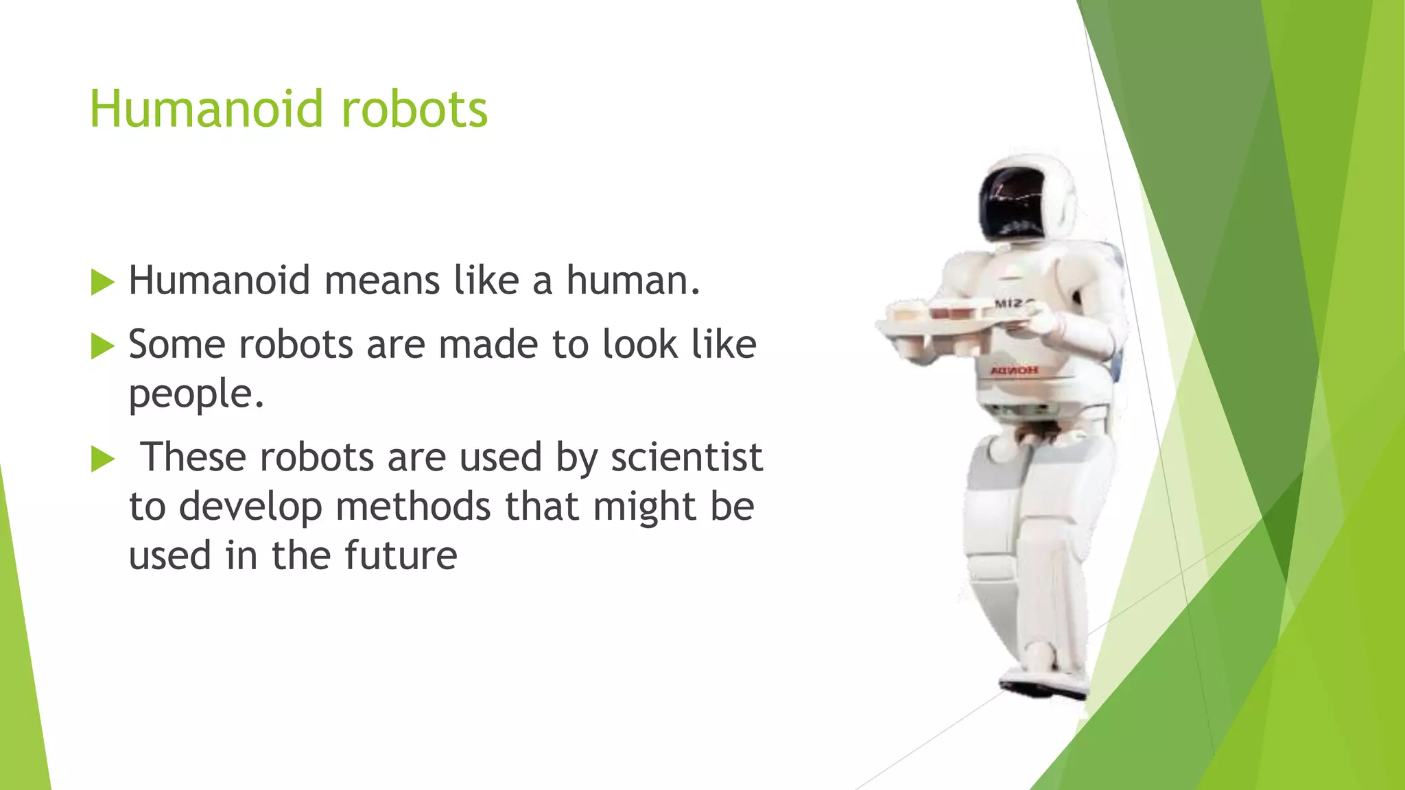 G8-LESSON 01-Robots.pptx | Robotics | Technology & Computing