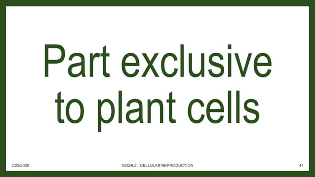 Cellular Reproduction (Grade 8, Quarter 4) | PPTX | Biological Sciences ...