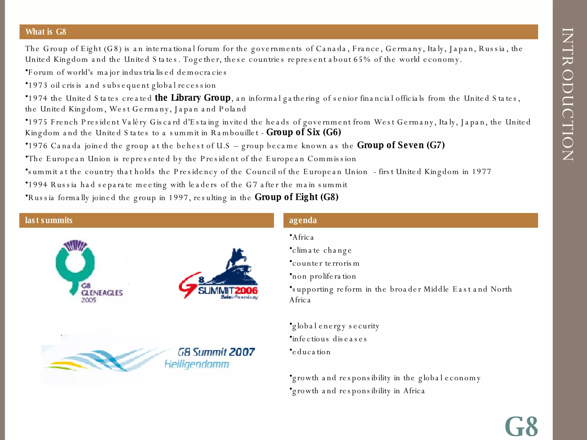 G8 – Summit & Business Ethics | PPT