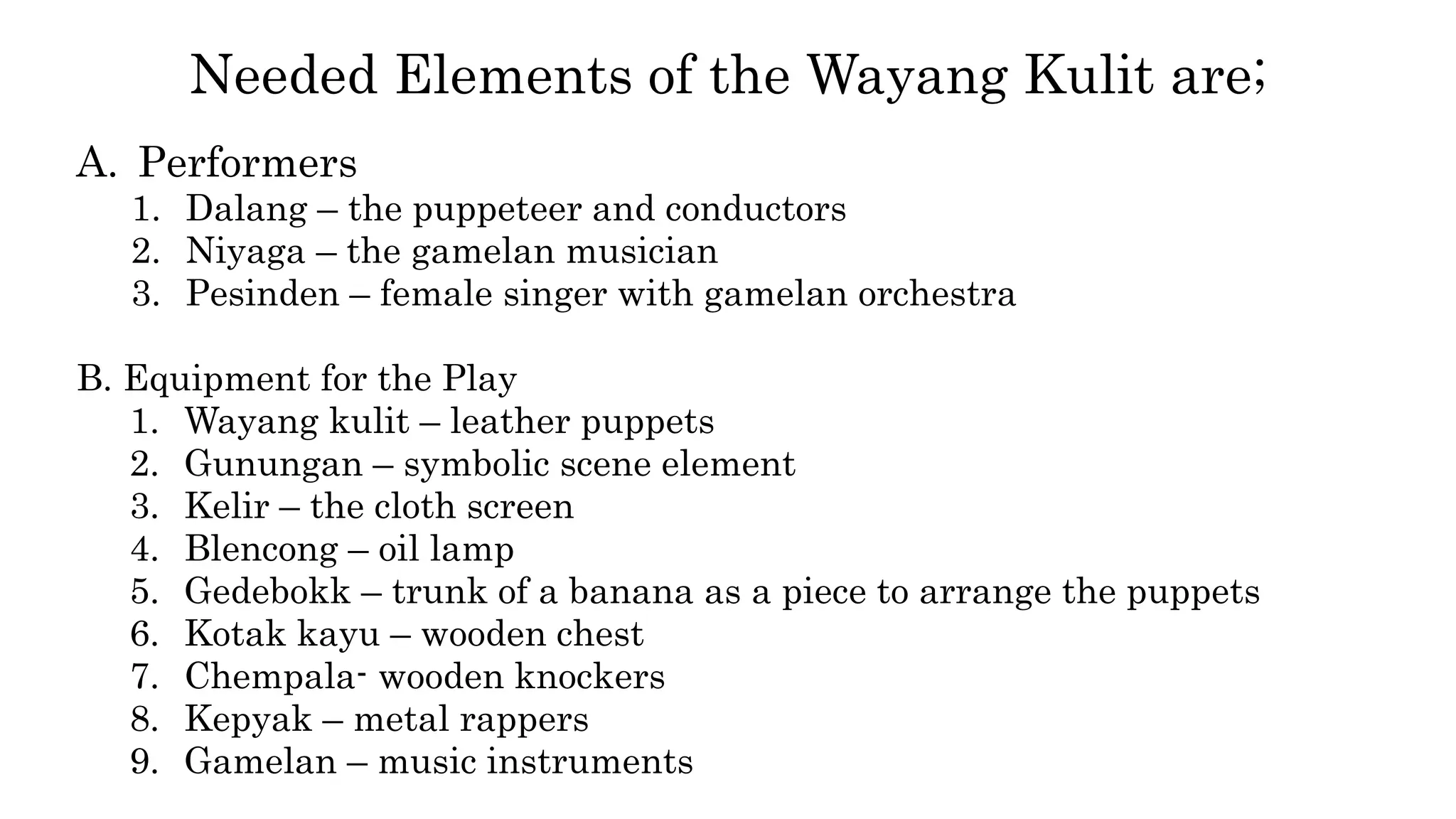 G8-Wayang Kulit Powerpoint Presentation f | PPTX