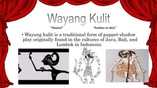 G8-Wayang Kulit Powerpoint Presentation f | PPTX