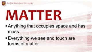 Classification of Matter | PPTX
