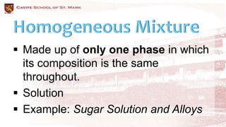 Classification of Matter | PPTX