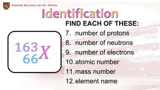 Subatomic Particles and Isotopes | PPTX