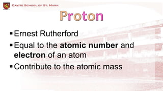 Subatomic Particles and Isotopes | PPTX