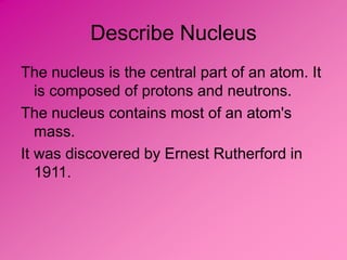 G8 Atomic Structure.ppt | Free Download