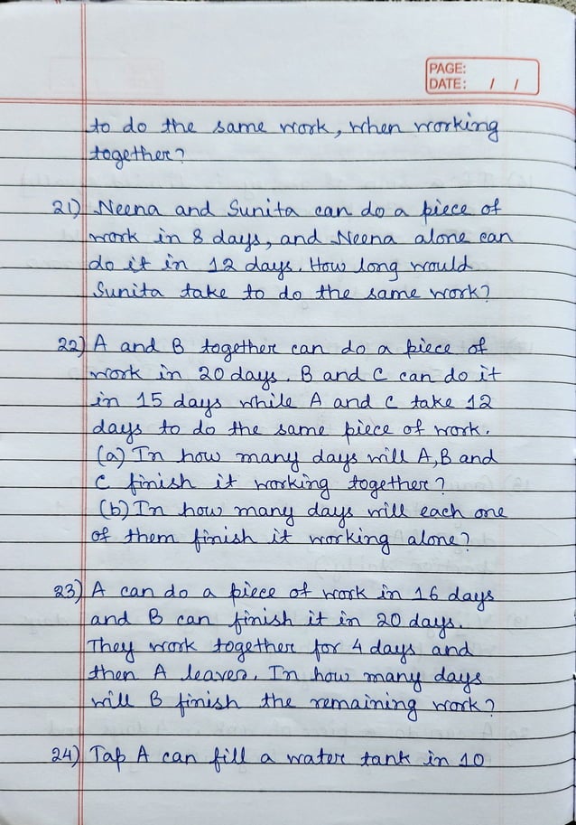 CBSE Grade 8 Mathematics Direct and Inverse Proportions Worksheet (MK ...