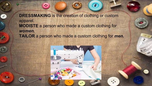 G8 DRESSMAKING.pptx | Women\'s Outerwear | Women\'s Clothing