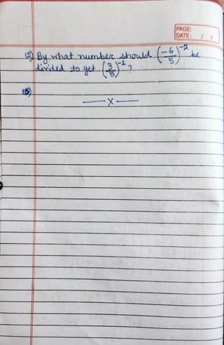 ICSE Grade 8 Mathematics Exponents and Powers Worksheet (MLA) | PDF