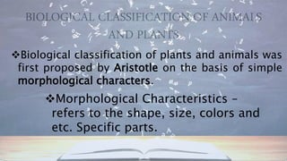 Biological Classification | PPTX