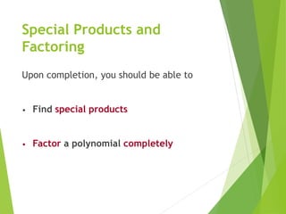 G8 Math Q1- Week 1-2 Special Products and Factors (1).pptx