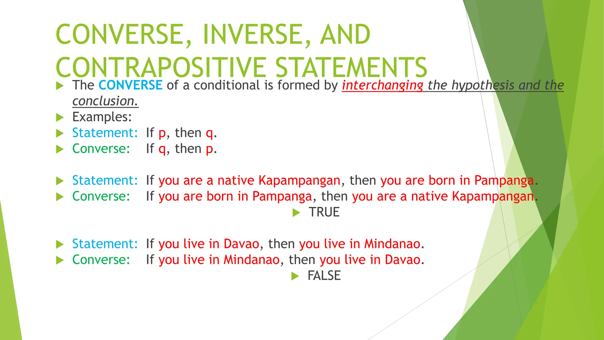 G8 Math Q2- Week 6- Conditional Statement.pptx