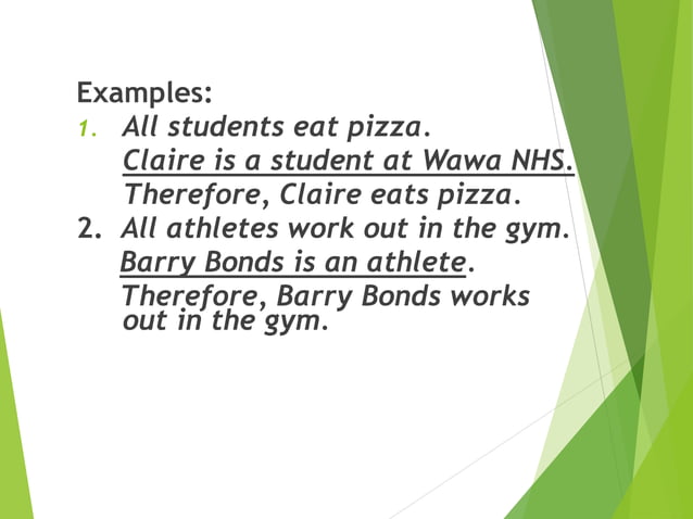 G8 Math Q2- Week 9- Inductive and Deductive Reasoning.ppt | Education