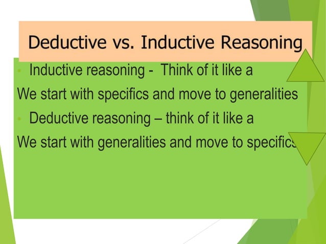 G8 Math Q2- Week 9- Inductive and Deductive Reasoning.ppt | Education