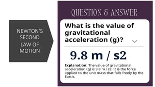 Newton's Law of Motion | PPT