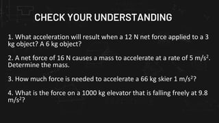 Newton's Law of Motion | PPT