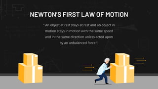 Newton's Law of Motion | PPT
