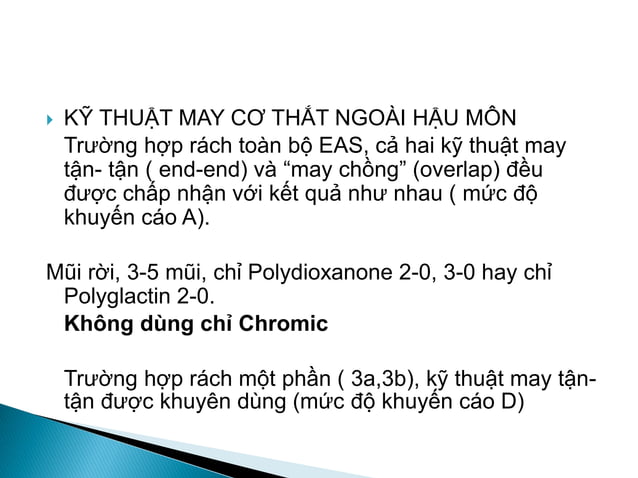 PHÒNG NGỪA VÀ XỬ TRÍ RÁCH TẦNG SINH MÔN PHỨC TẠP | PDF