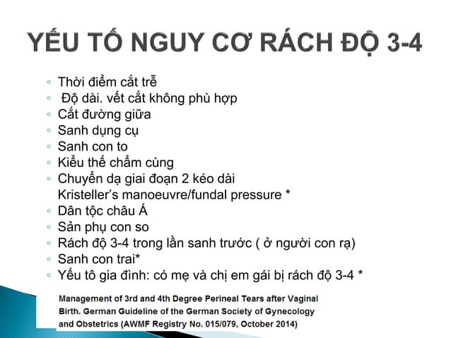 PHÒNG NGỪA VÀ XỬ TRÍ RÁCH TẦNG SINH MÔN PHỨC TẠP | PDF