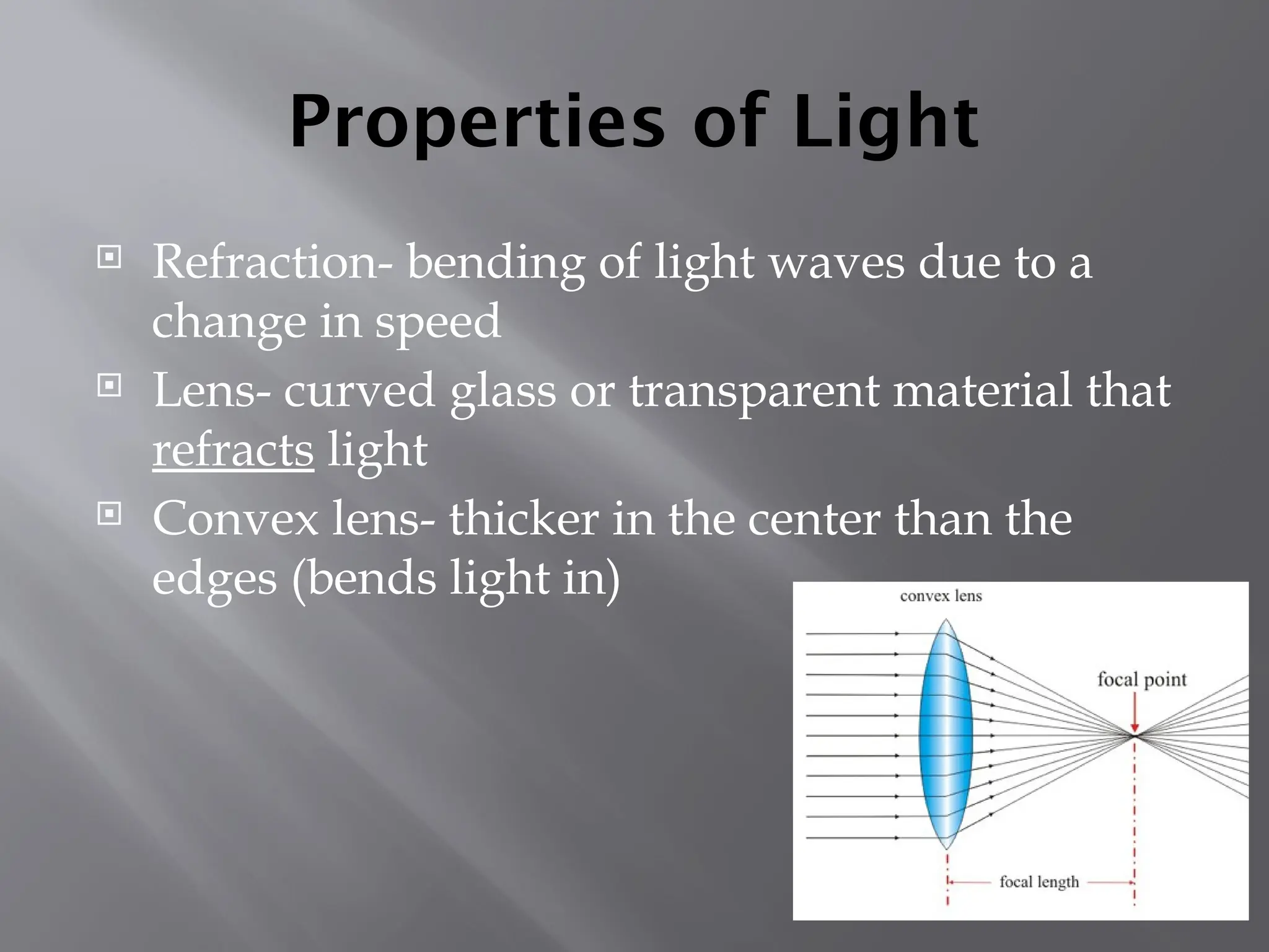 properties of light lesson for grade 8 students | PPTX