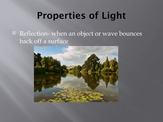 properties of light lesson for grade 8 students | PPTX