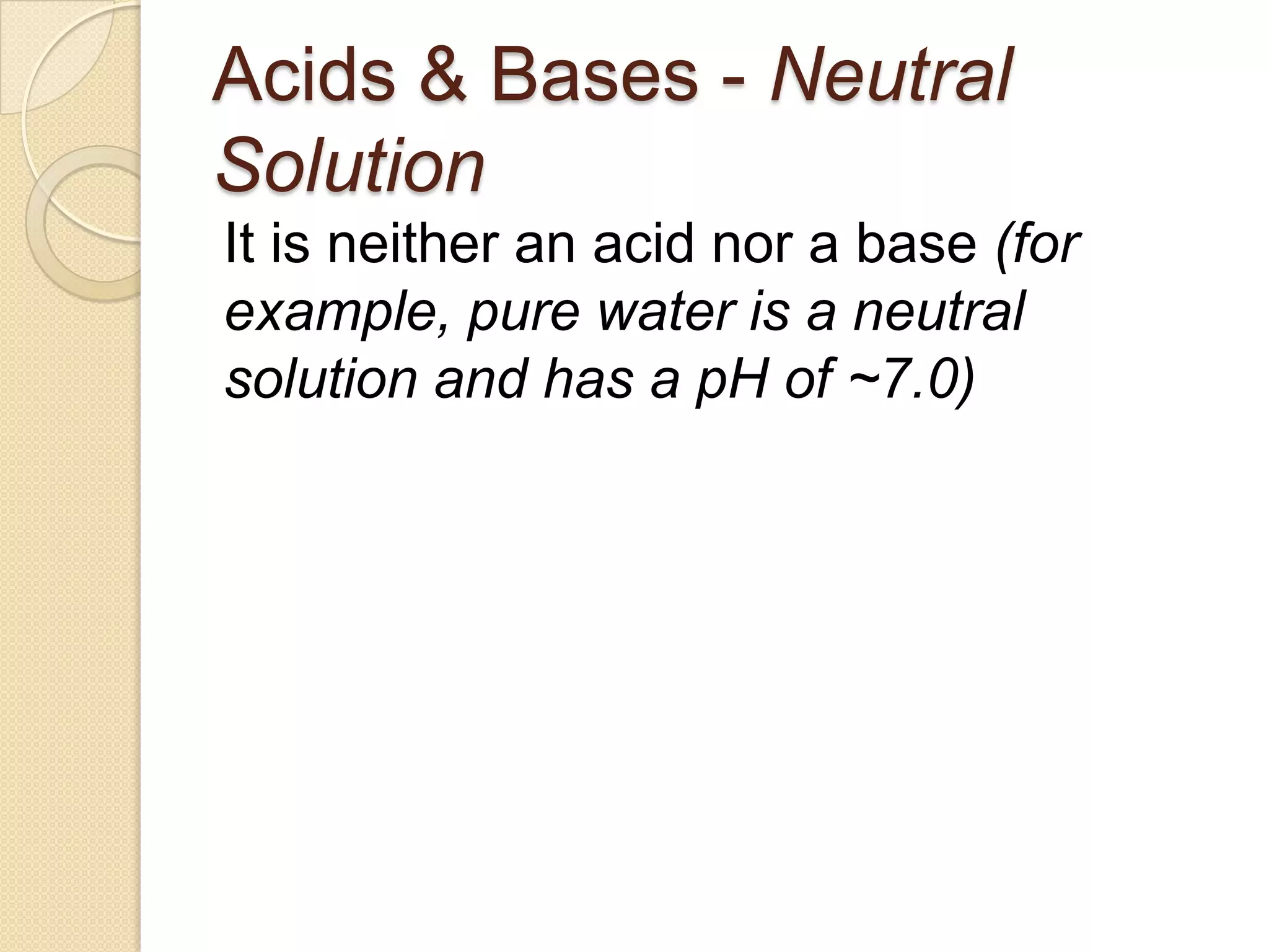 G8 science chemistry - acids & bases | PPTX