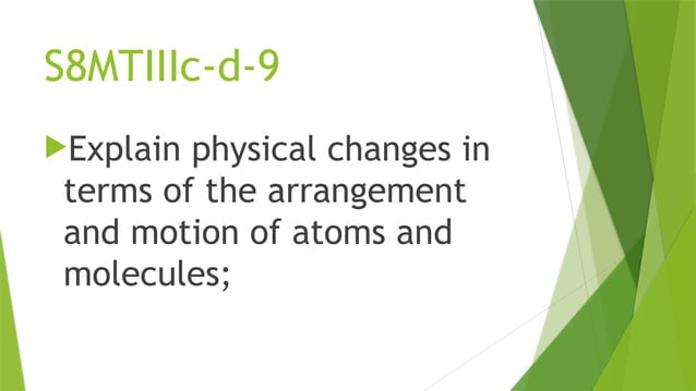 G8 Science Q3- Week 1-2- Particles of Matter.pptx | Chemistry | Science