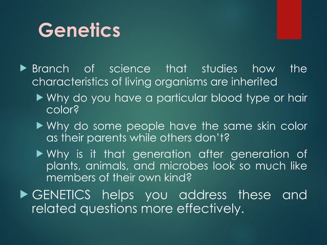 G8 Science Q4- Week 3-Patterns-of-Inheritance.ppt | Genetics | Science