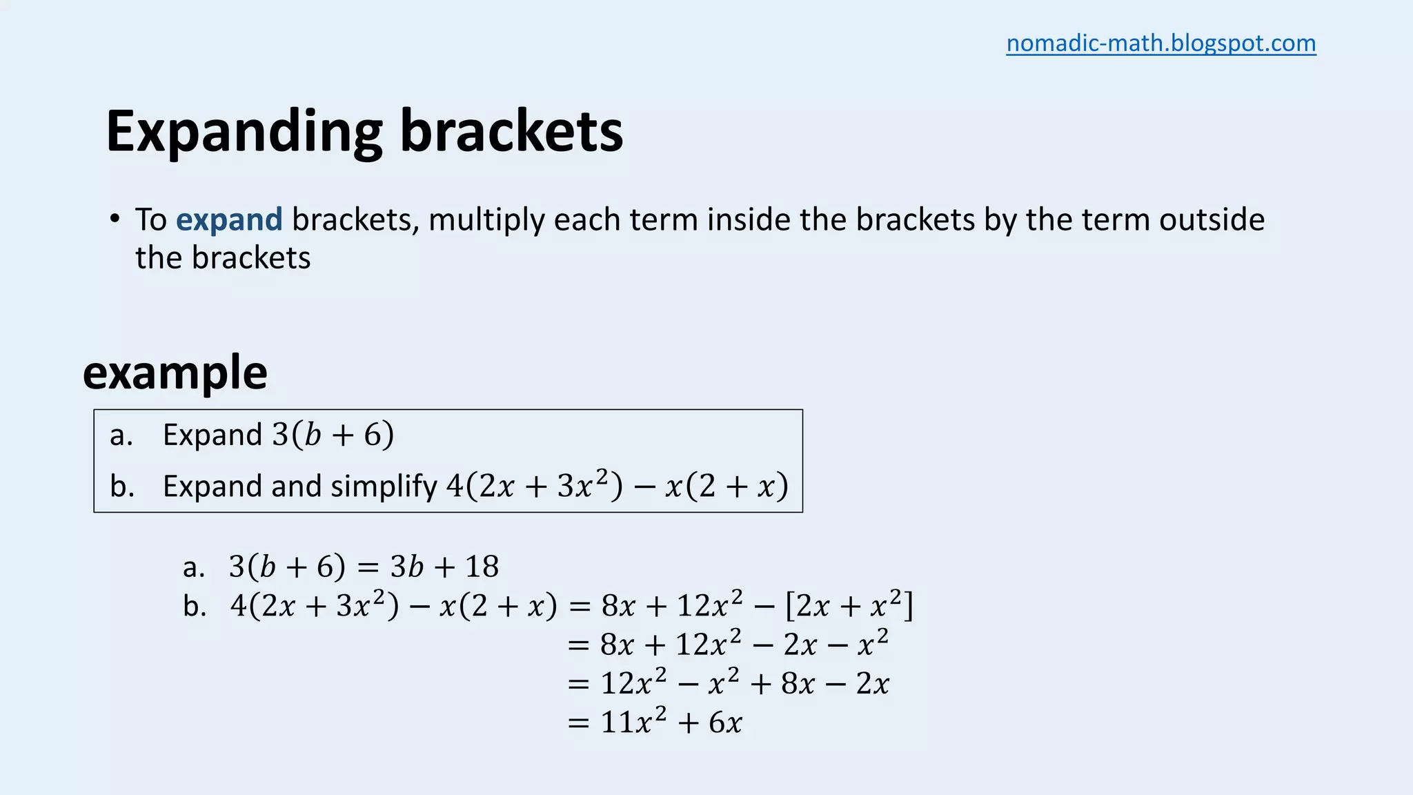 Grade 8 Simplifying Expressions and Solving Equations Cambridge [PPT] | PDF