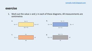 Grade 8 Simplifying Expressions and Solving Equations Cambridge [PPT] | PDF
