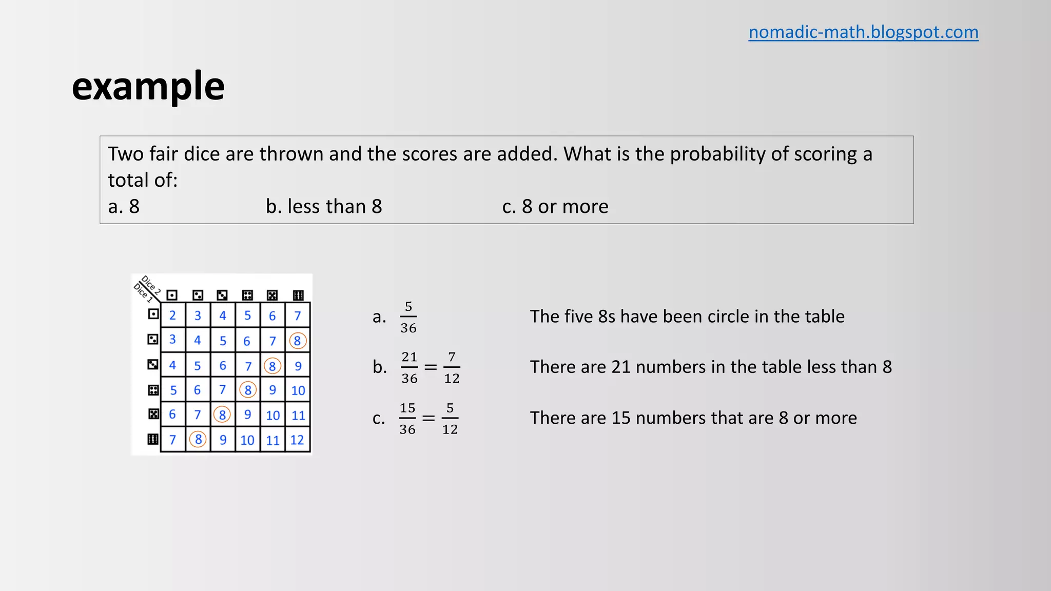 Grade 8 Probability Cambridge [PPT] | PDF