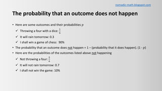 Grade 8 Probability Cambridge [PPT] | PDF