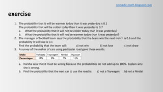 Grade 8 Probability Cambridge [PPT] | PDF