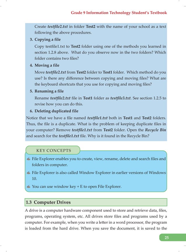 G9-IT-STB-2023-web.pdf, Grade 9 IT Student Text Book | PDF