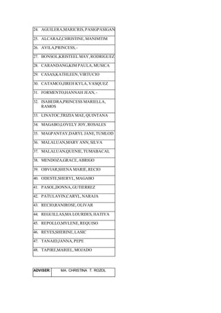 G9 love-masterlist | DOCX