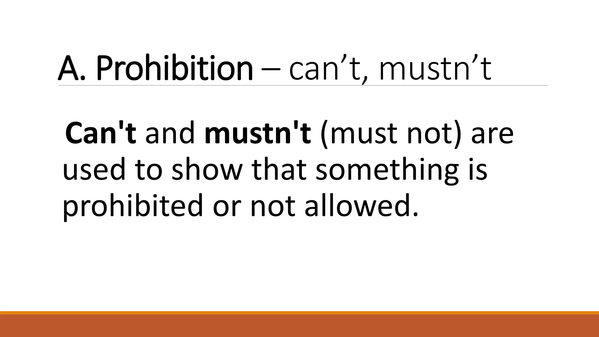 Expressing Permission, Obligation and Prohibition using Modals.pptx