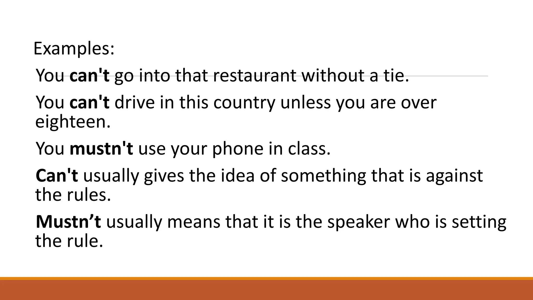 Expressing Permission, Obligation and Prohibition using Modals.pptx