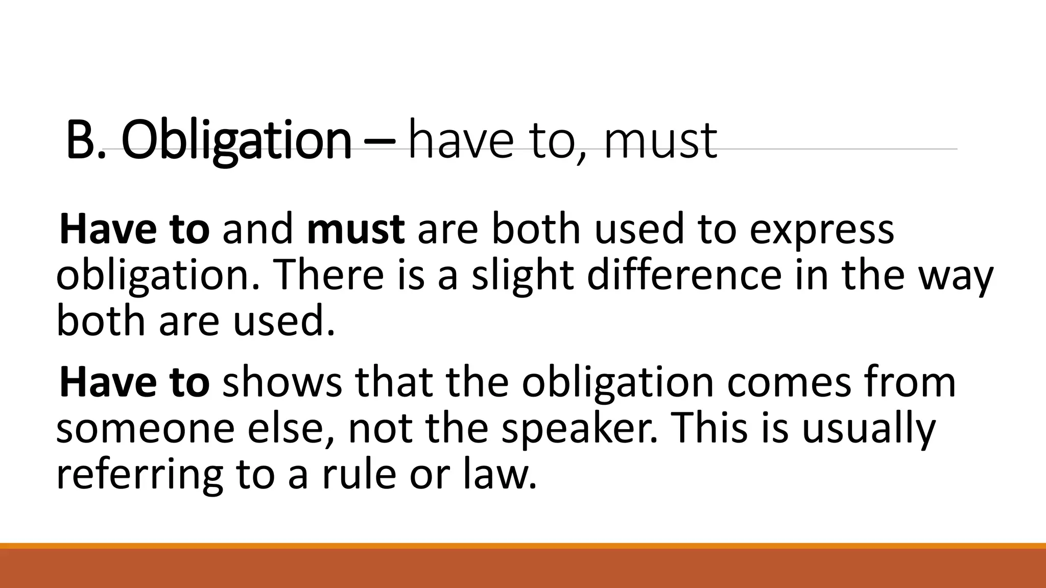 Expressing Permission, Obligation and Prohibition using Modals.pptx