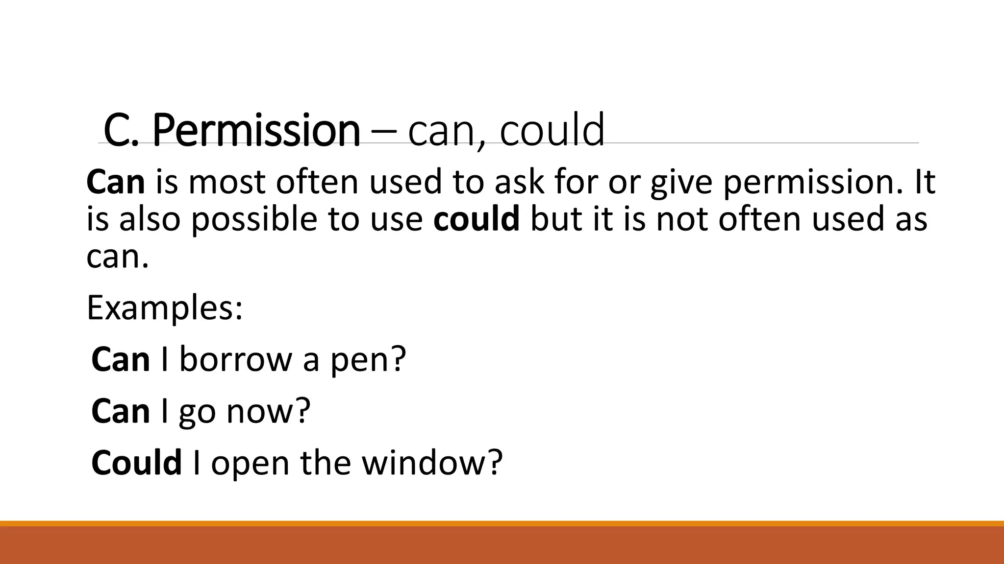 Expressing Permission, Obligation and Prohibition using Modals.pptx